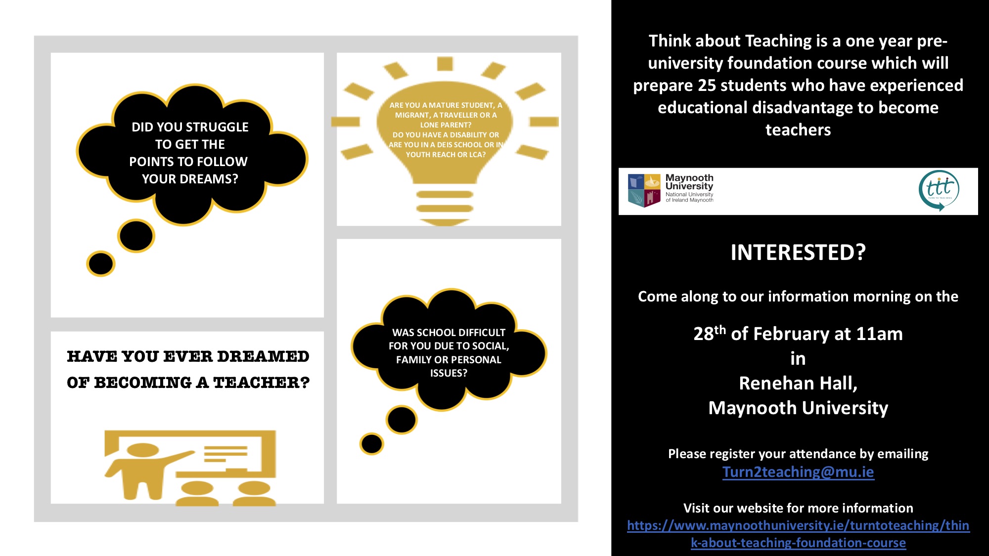 Turn to Teaching | Maynooth University