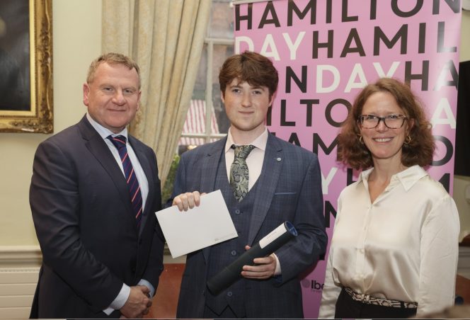 Oisín Davey, Maynooth University, wins the Hamilton Prize in ...