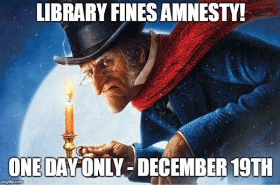 One Day Only - Library Fines Amnesty! | Maynooth University