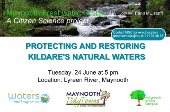 Maynooth Freshwater Citizen Science group | Maynooth University